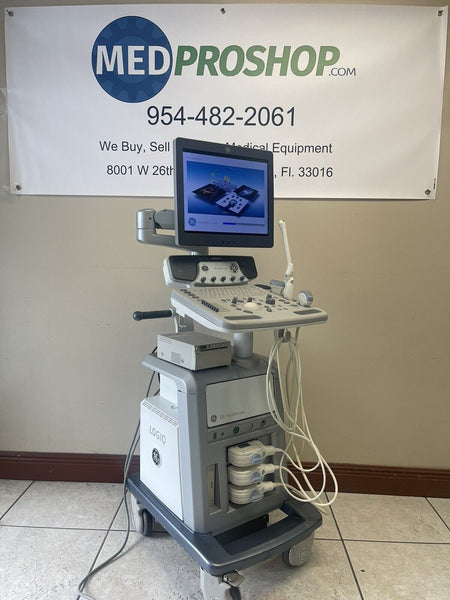 GE LOGIQ P6 Ultrasound System 2010 with 3 Probes 9L E8C 4C – MedProShop