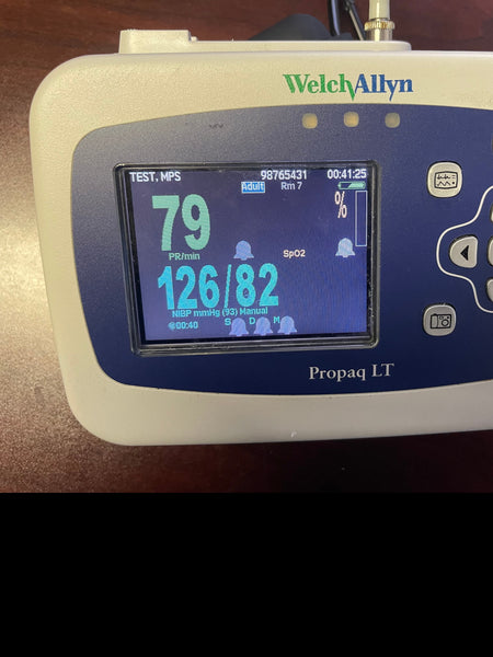 Welch Allyn Protocol Propaq LT Monitor W Charging Cradle ECG/NBP Leads ...